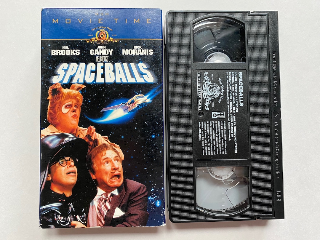 Spaceballs 1988 VHS Video Cassette Tape Tested Works Vintage Science ...