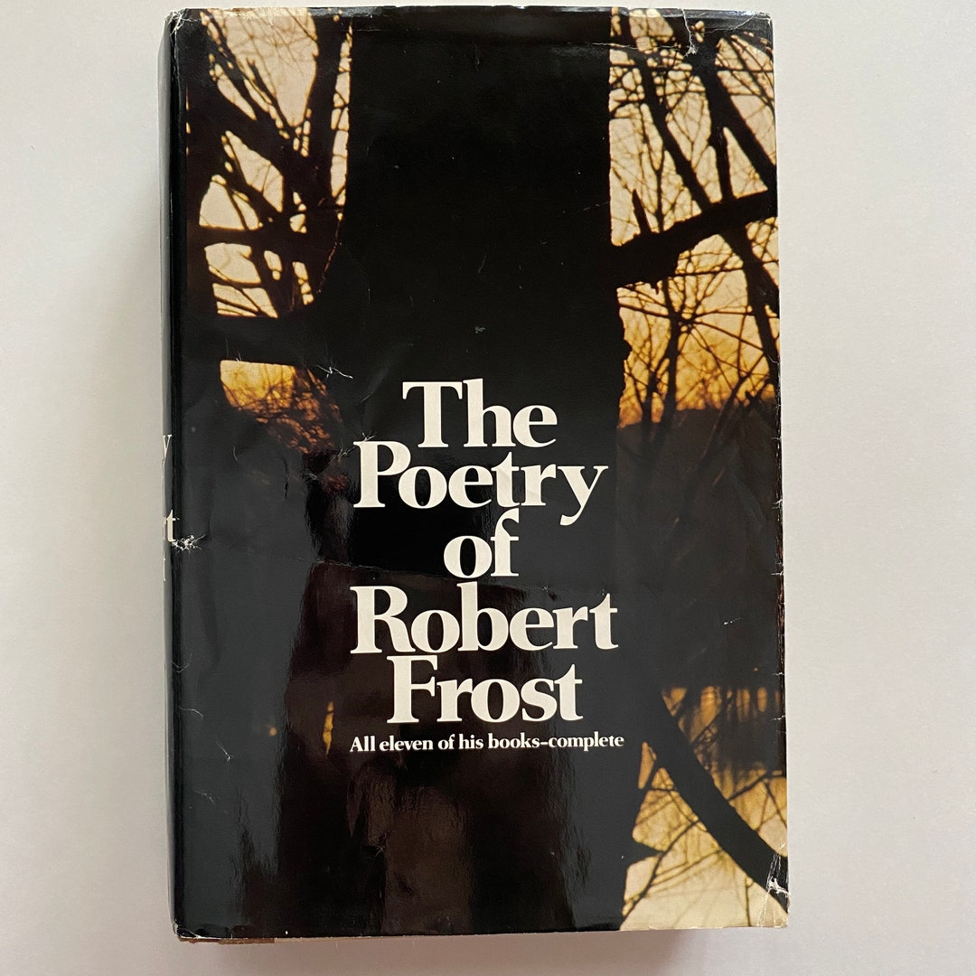 The Poetry of Robert Frost Hardcover Book 1969 HRW Edition - Etsy