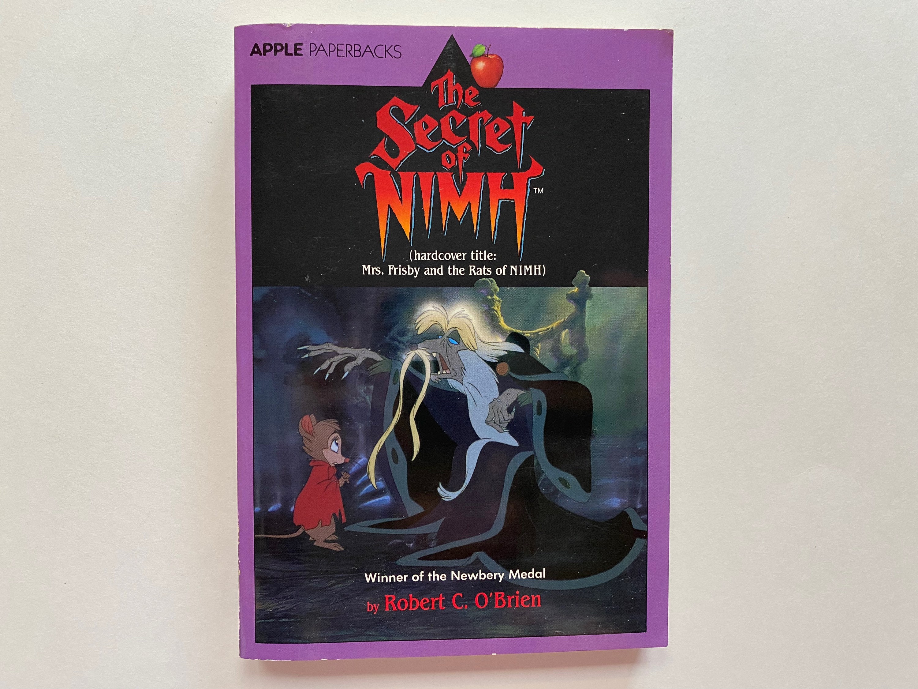 The Secret of NIMH by Robert C. O brien 1982 Paperback Book Apple Edition Cover Art From the Movie Film Novelization Etsy Israel