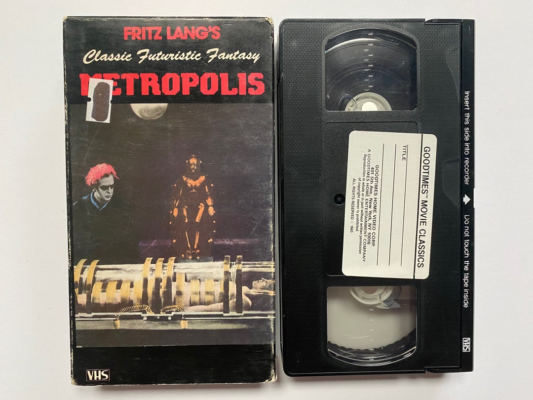 Fritz Lang's Metropolis 1927 VHS Video Cassette Tape - Etsy