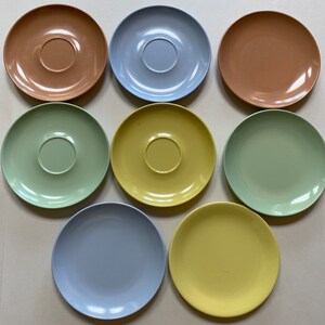 22 Piece GPL Melmac Dishware Set Pastel Colors Vintage Melamine 1950s ...