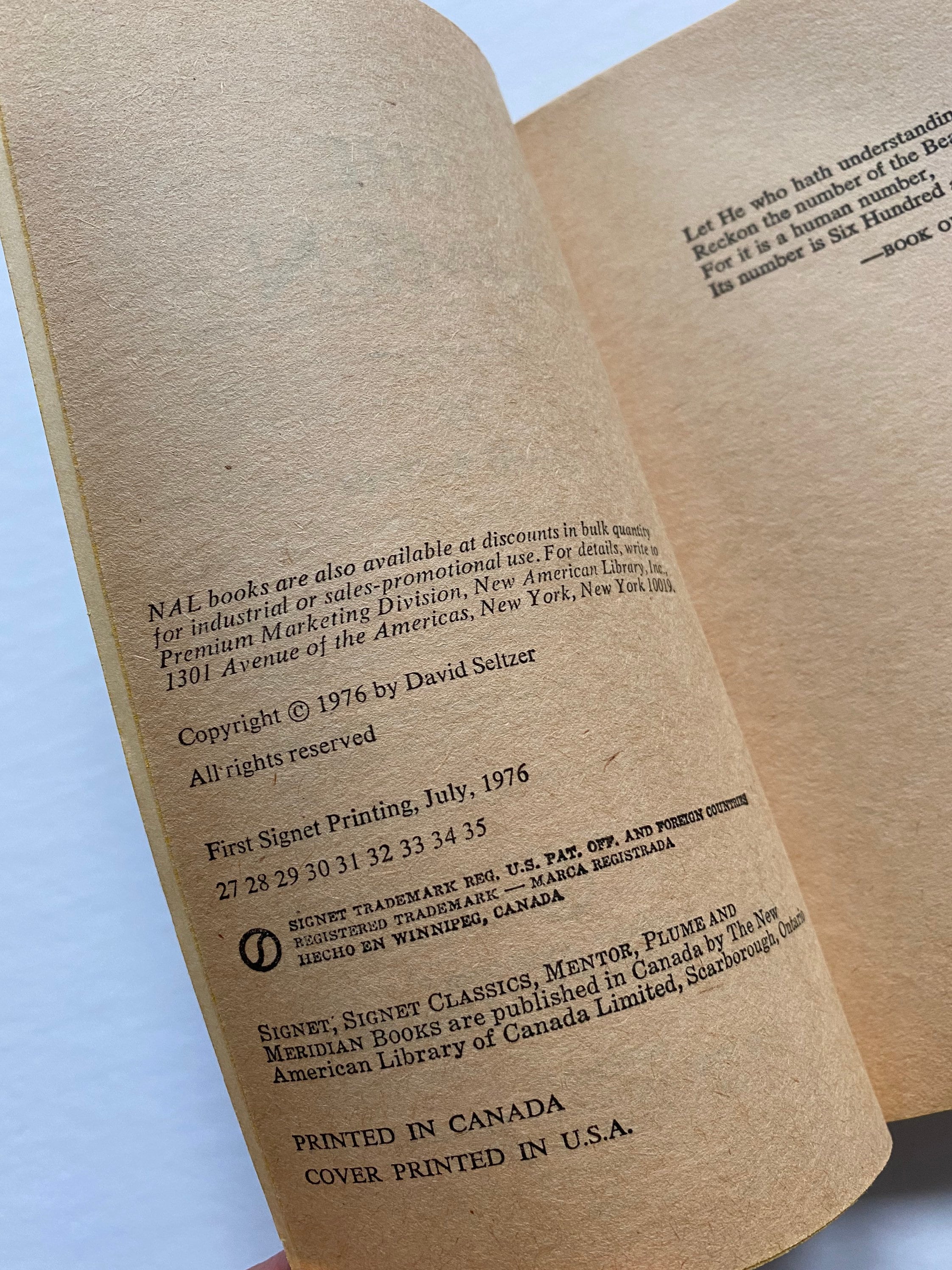 Omen by David Seltzer 1976 & Damien Omen II by Joseph Howard - Etsy