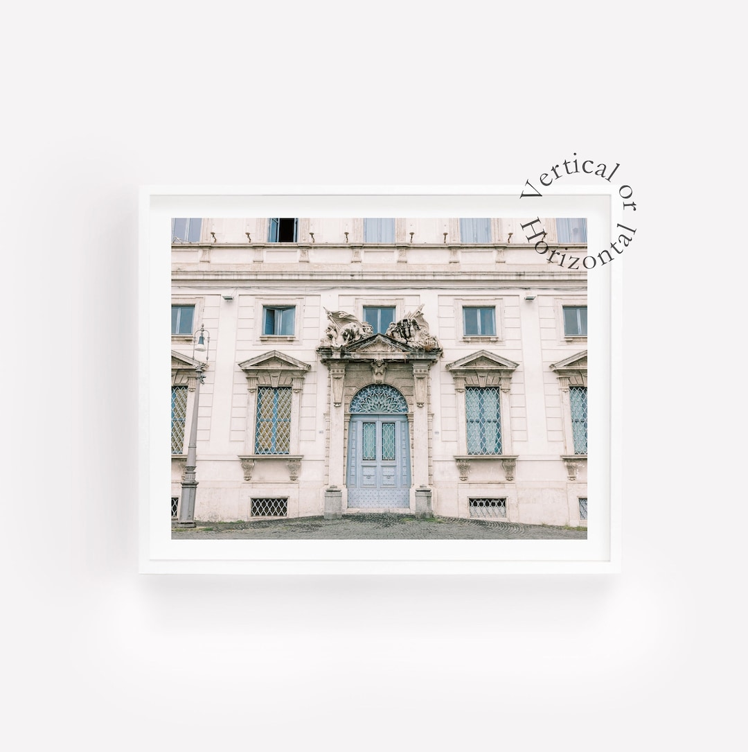 Blue Door Print, Door Photography Print, Travel Wall Decor, Blue Wall ...