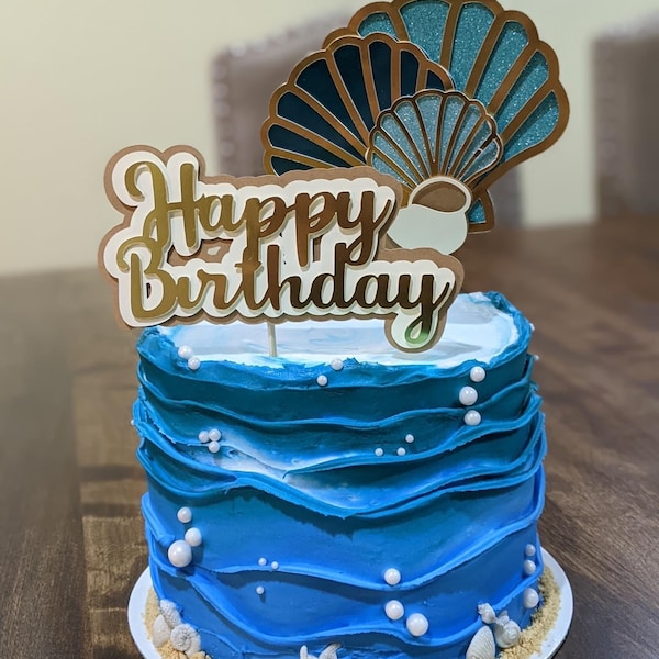 Beach Cake Topper - Etsy