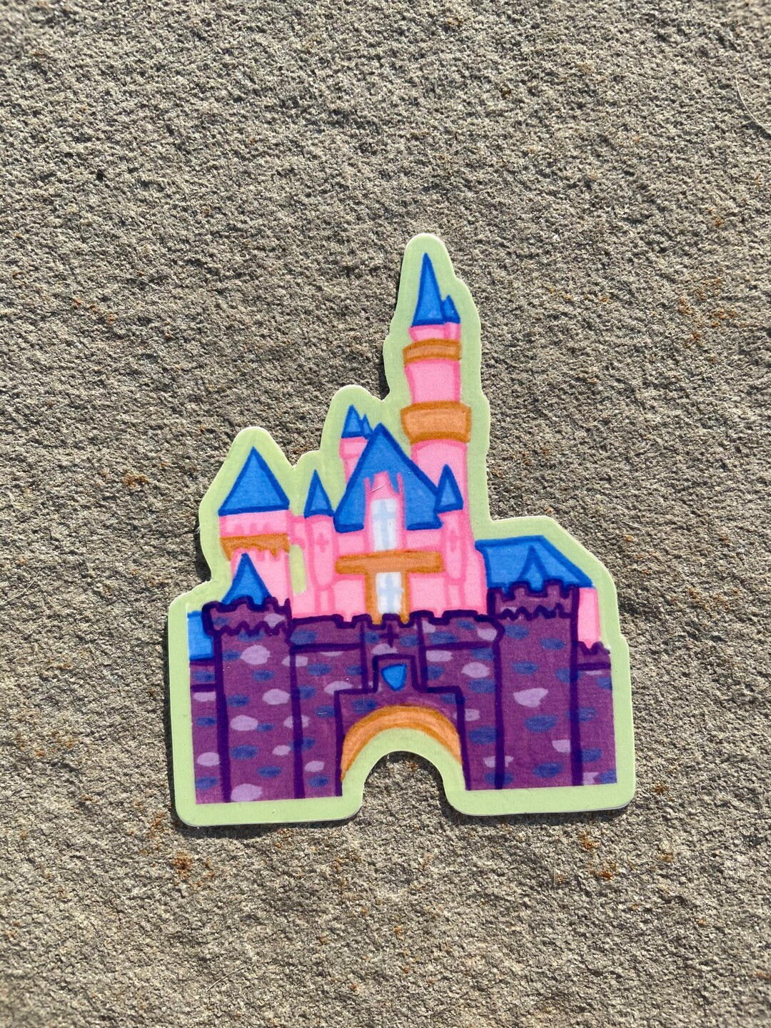 Disneyland Castle Sticker - Etsy