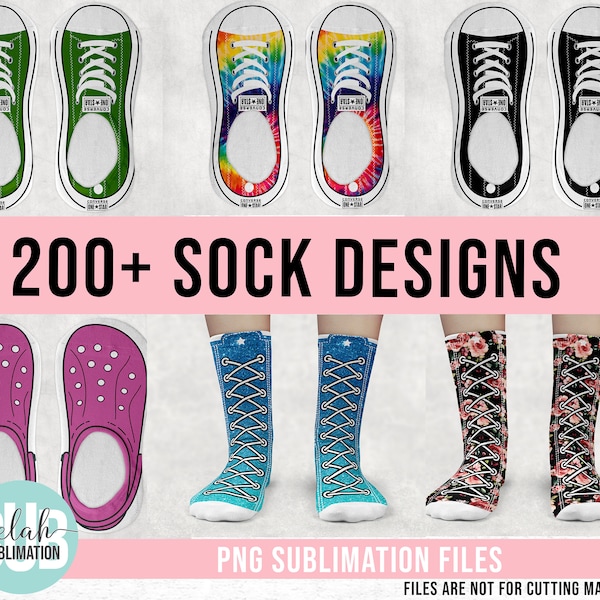 Sock Sublimation Template - Etsy