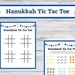 Hanukkah Tic Tac Toe, Tic Tac Toe, Hanukkah Games, Tic Tac Toe Party ...