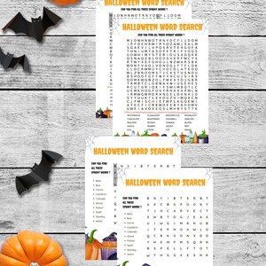 Halloween Word Search Bundle Halloween Word Search Halloween - Etsy Canada