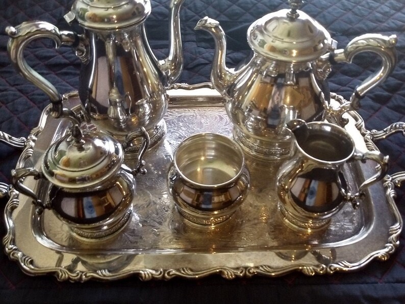 International Silver Co. Prelude 5pc Coffee and Tea Set - Etsy