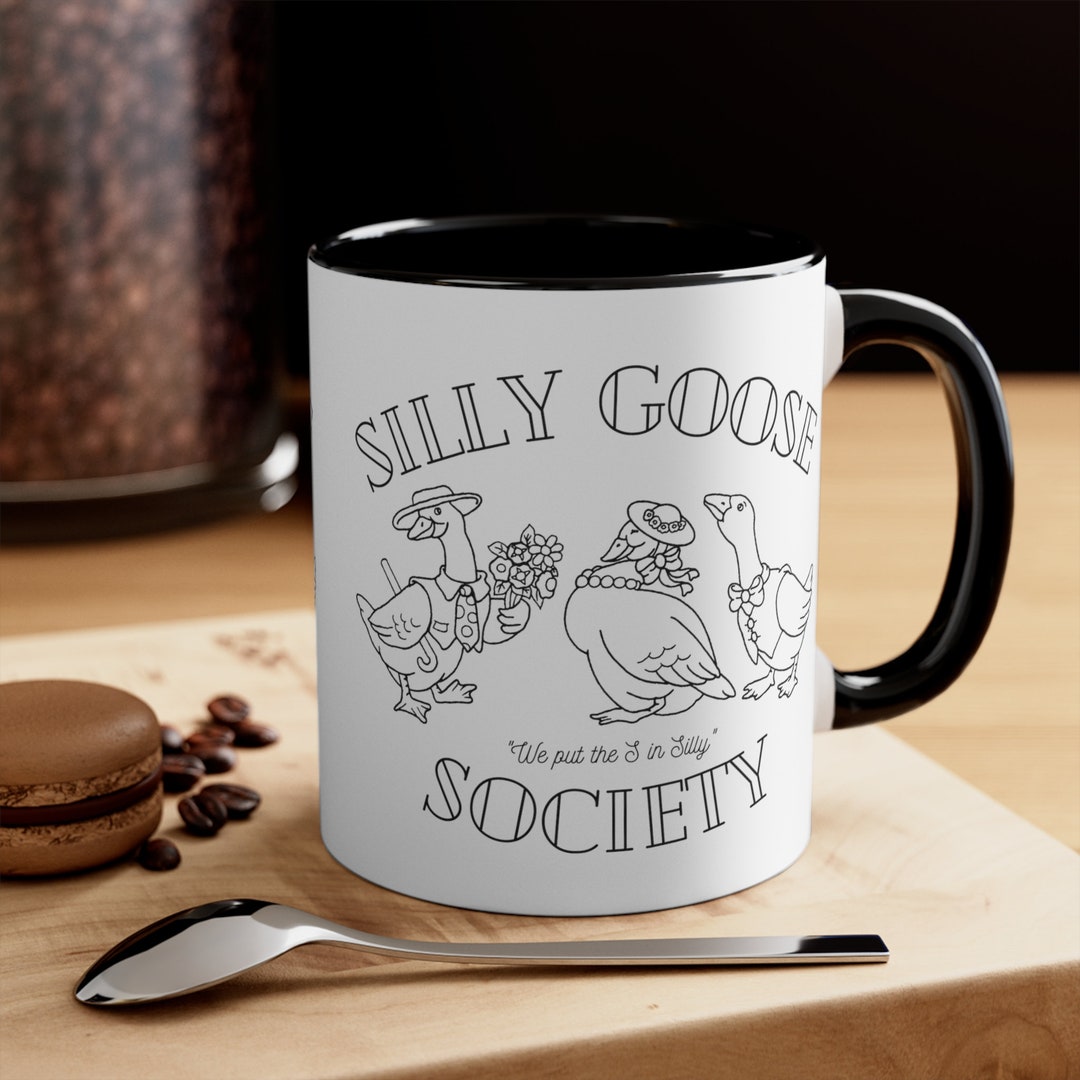 Silly Goose Mug Funny Silly Goose Gifts Meme Coffee Cup Vintage Style ...