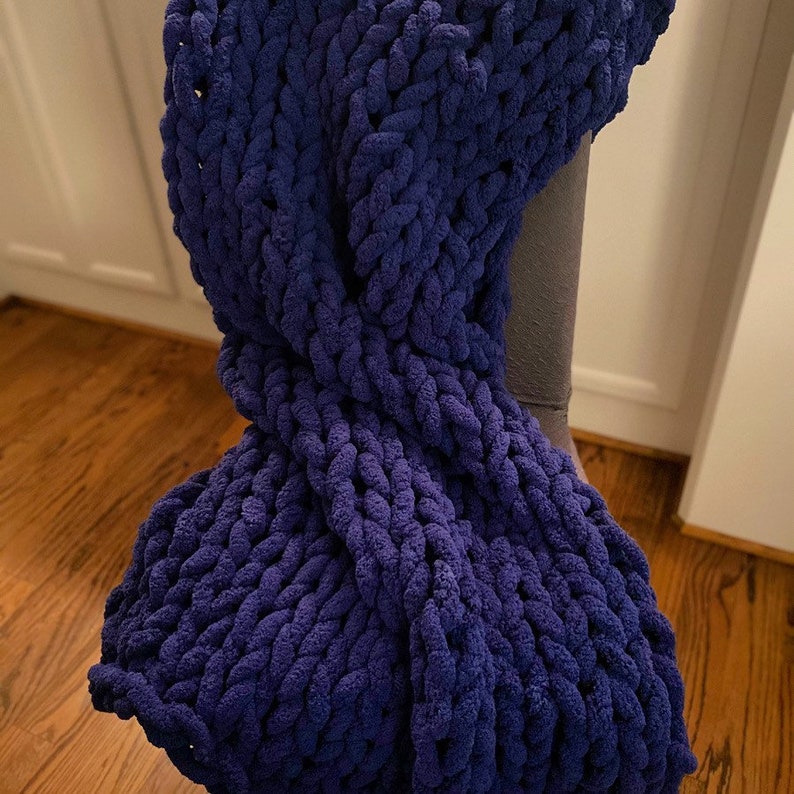 Custom Handmade Chunky Blankets - Etsy