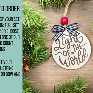 Names of Jesus Ornament, Christ Centered Ornament, 12 Days of Christmas ...