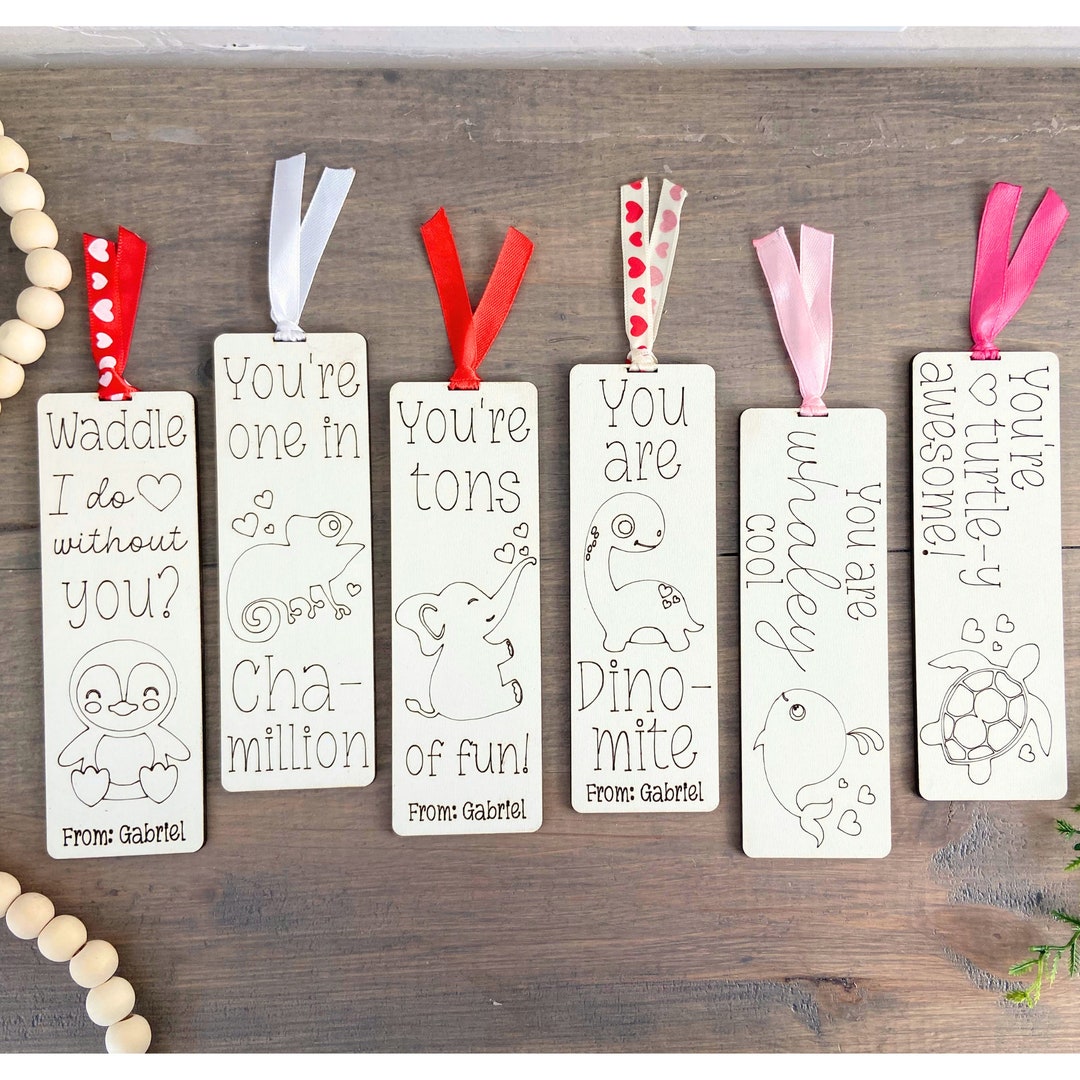 Candy Free Valentine, Valentines Bookmark, Classroom Bookmark ...