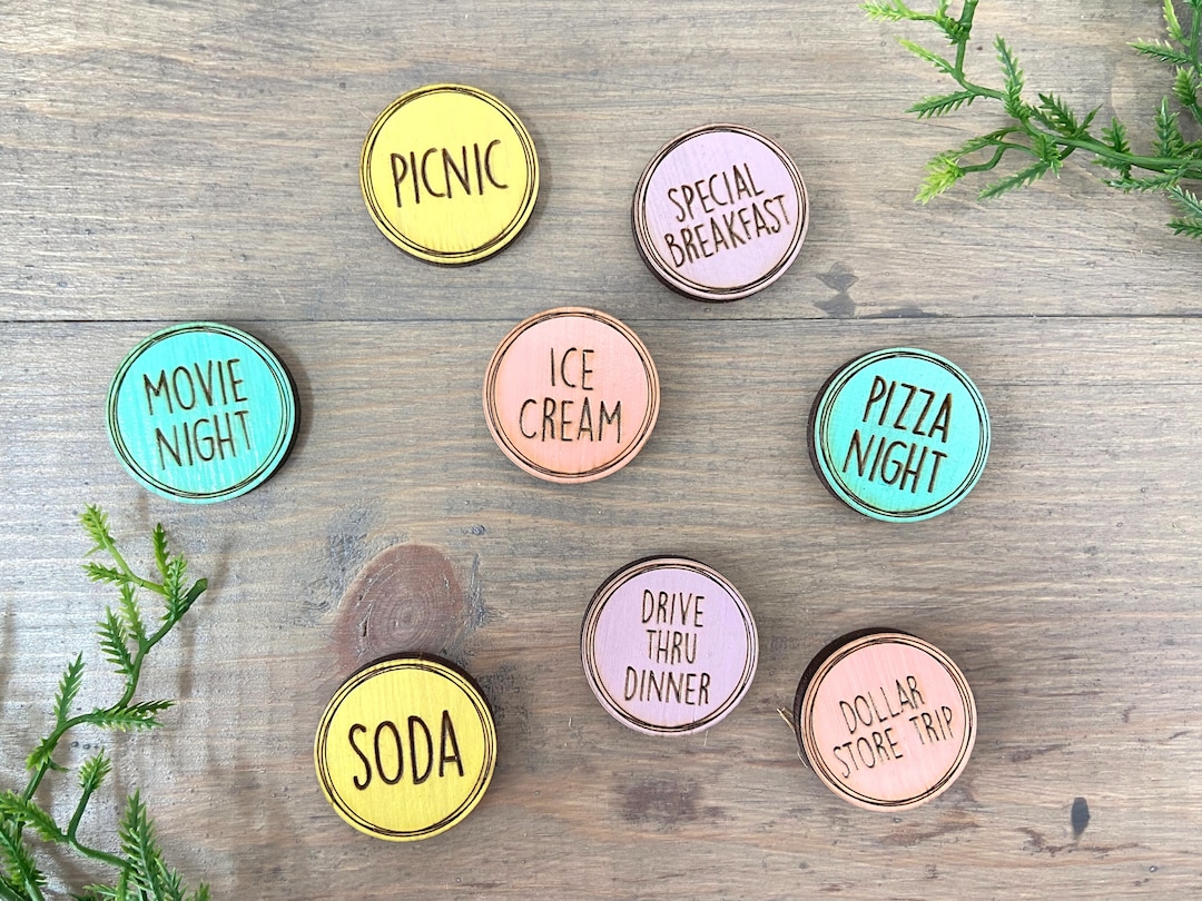 Good Behavior Tokens, Reward System Tokens, Potty Training Rewards ...