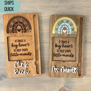 Boho Teacher Appreciation Gift, Sticky Note Holder, Teacher End of ...