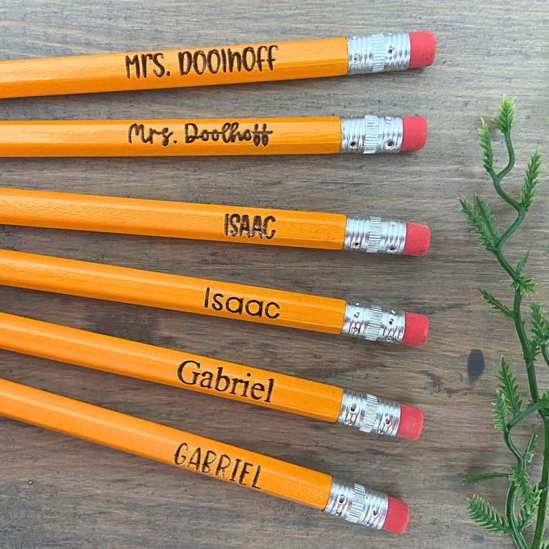 Custom Pencils - Etsy