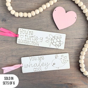 Candy Free Valentine, Valentines Bookmark, Classroom Bookmark ...