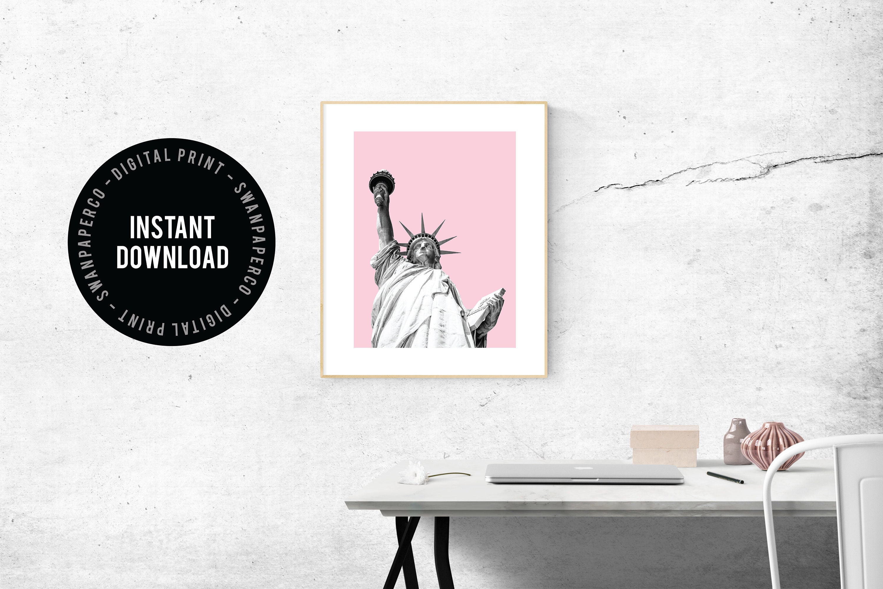STATUE OF LIBERTY Printable | New York City | 8x10", 8x12", 12x18 ...