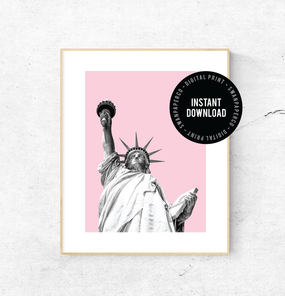 STATUE OF LIBERTY Printable | New York City | 8x10", 8x12", 12x18 ...