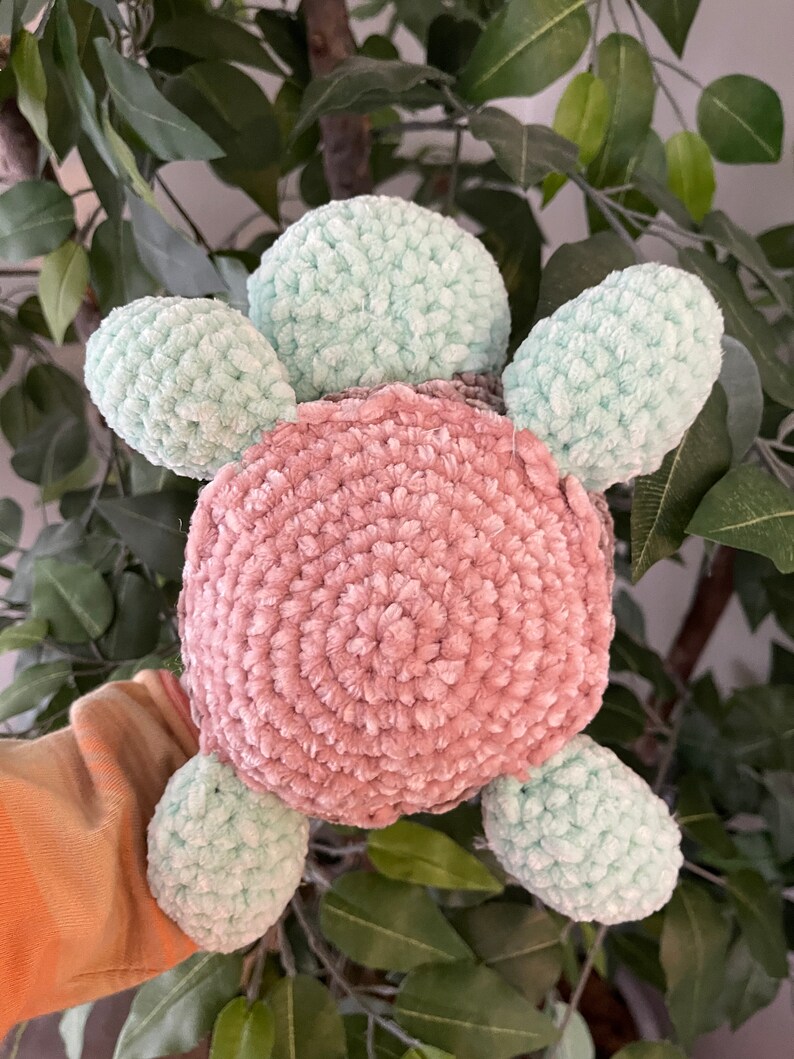 Crochet Turtle Amigurumi Plushie Stuffed Animal | Etsy