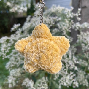 Crochet Star Keychain Amigurumi Plushie - Color Customizable - Stuffed ...