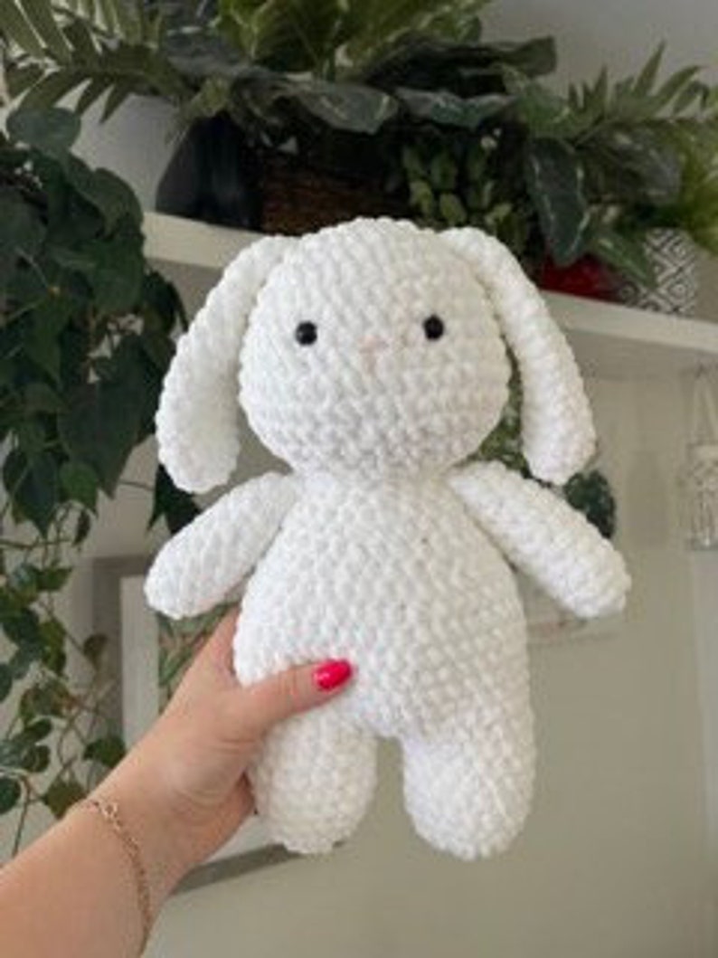 Crochet Bunny Rabbit Plushie Stuffed Animal - Etsy
