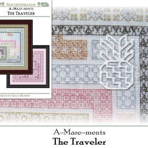 Getting Lost in a Blackwork Maze Needlework, Blackwork, Blackwork Fill ...