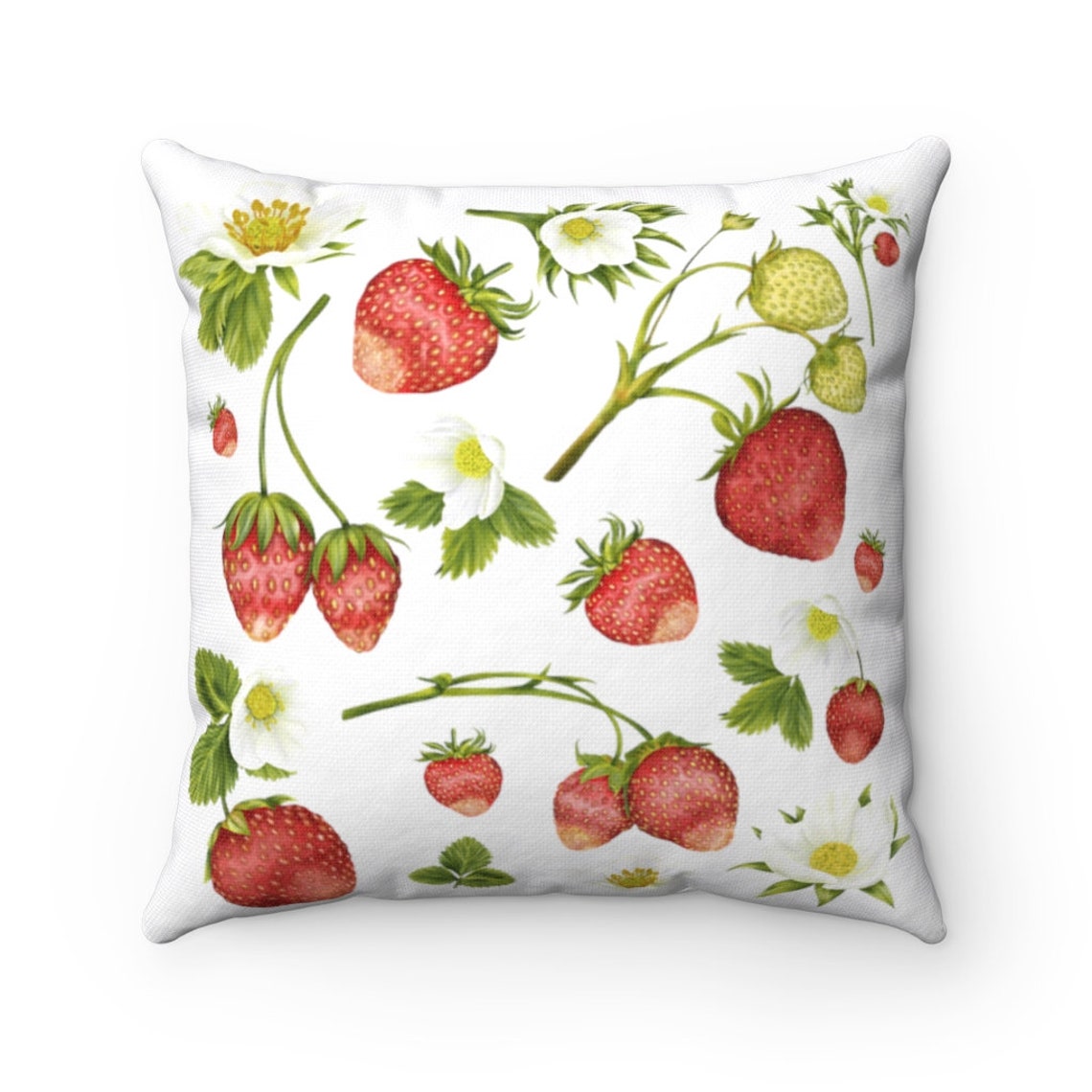 Strawberry Pillow Cottagecore Pillow Cottage Core Home Decor | Etsy