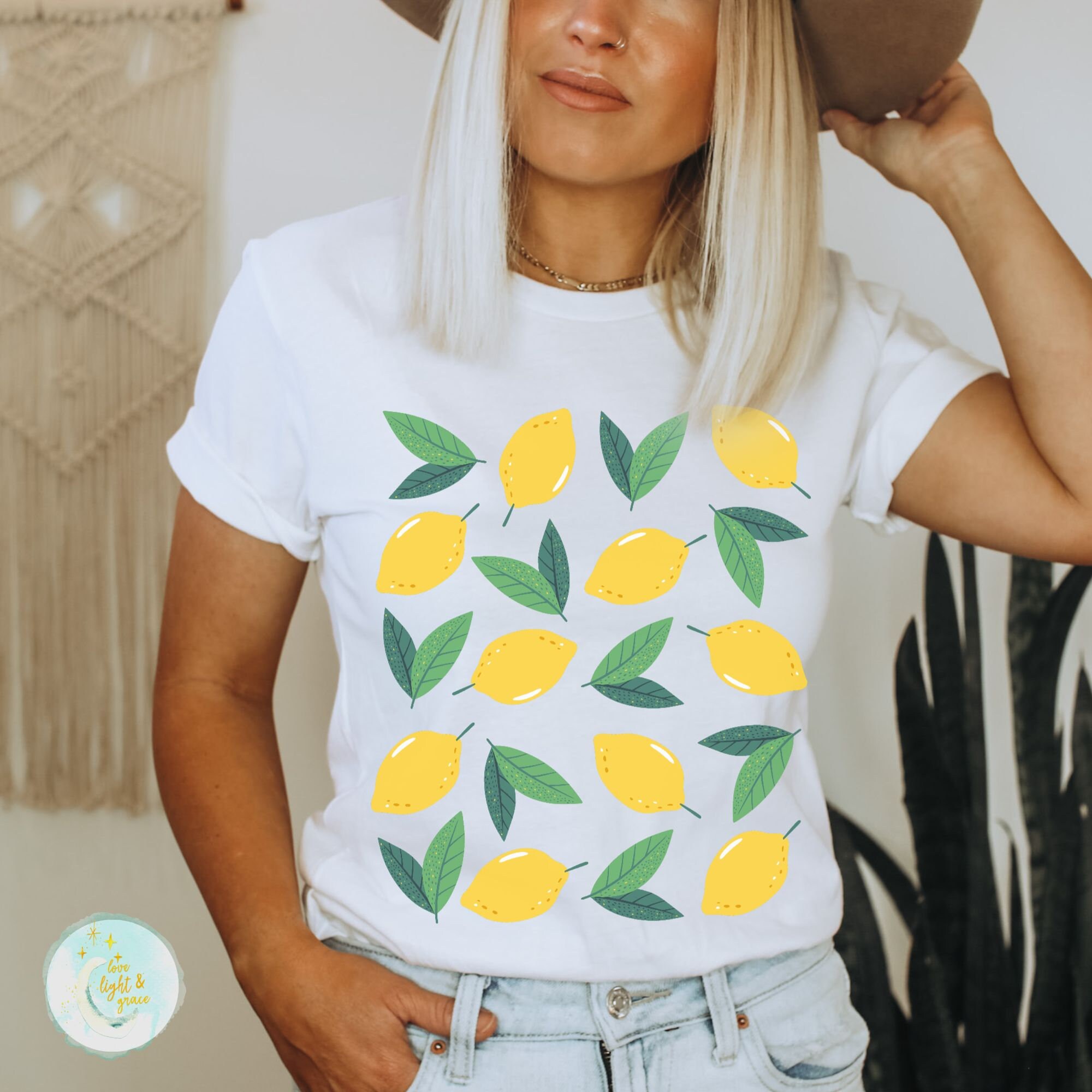 Citrus Shirt Lemons Tshirt Cottagecore Clothes Fruit Shirts Aesthetic ...