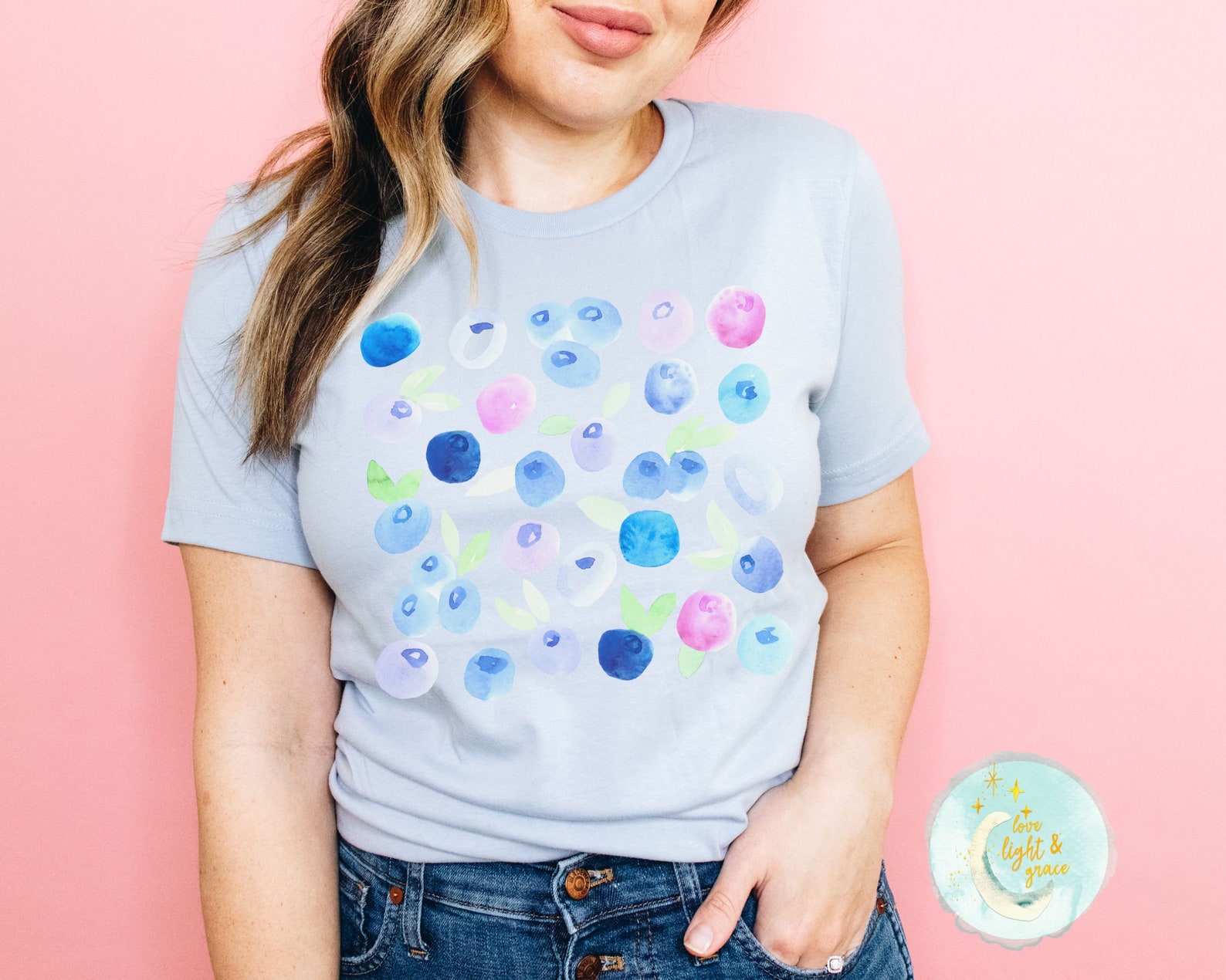 Blueberries Shirt Blueberry Tshirt Cottagecore Clothes Fruit | Etsy