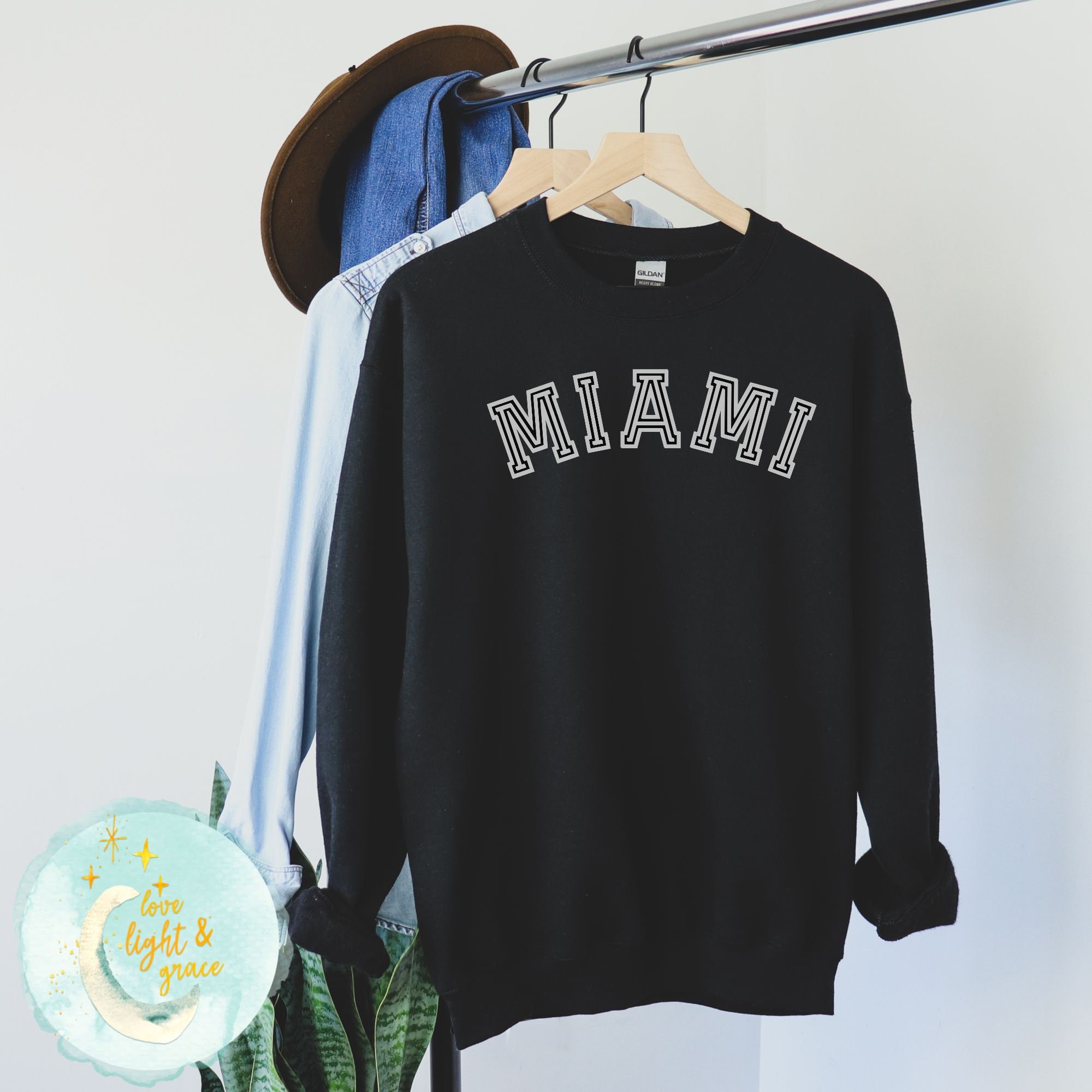 Miami Shirt Miami Sweatshirt Florida Shirt Women Florida | Etsy