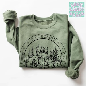 Worst Case Scenario Sweatshirt, Mountain Themed T Shirt, Hiking Tees ...