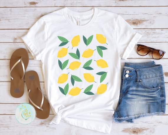 Citrus Shirt Lemons Tshirt Cottagecore Clothes Fruit Shirts | Etsy