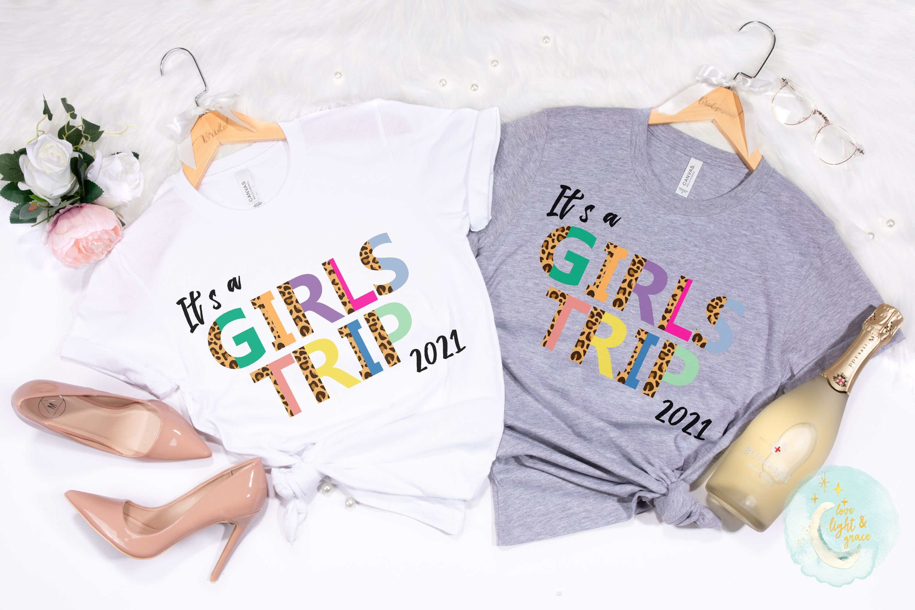 Girls Trip Shirts Vacation T-Shirt Best Friends Girls' | Etsy