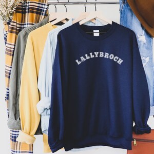 Lallybroch Sweatshirt, Jamie and Claire Fraser. Literary Gifts, Book ...