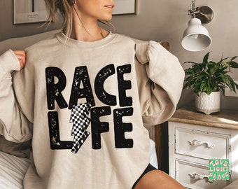 Race Track Sweatshirt Race Life Shirts Racing Hoodies Shirt Track T ...