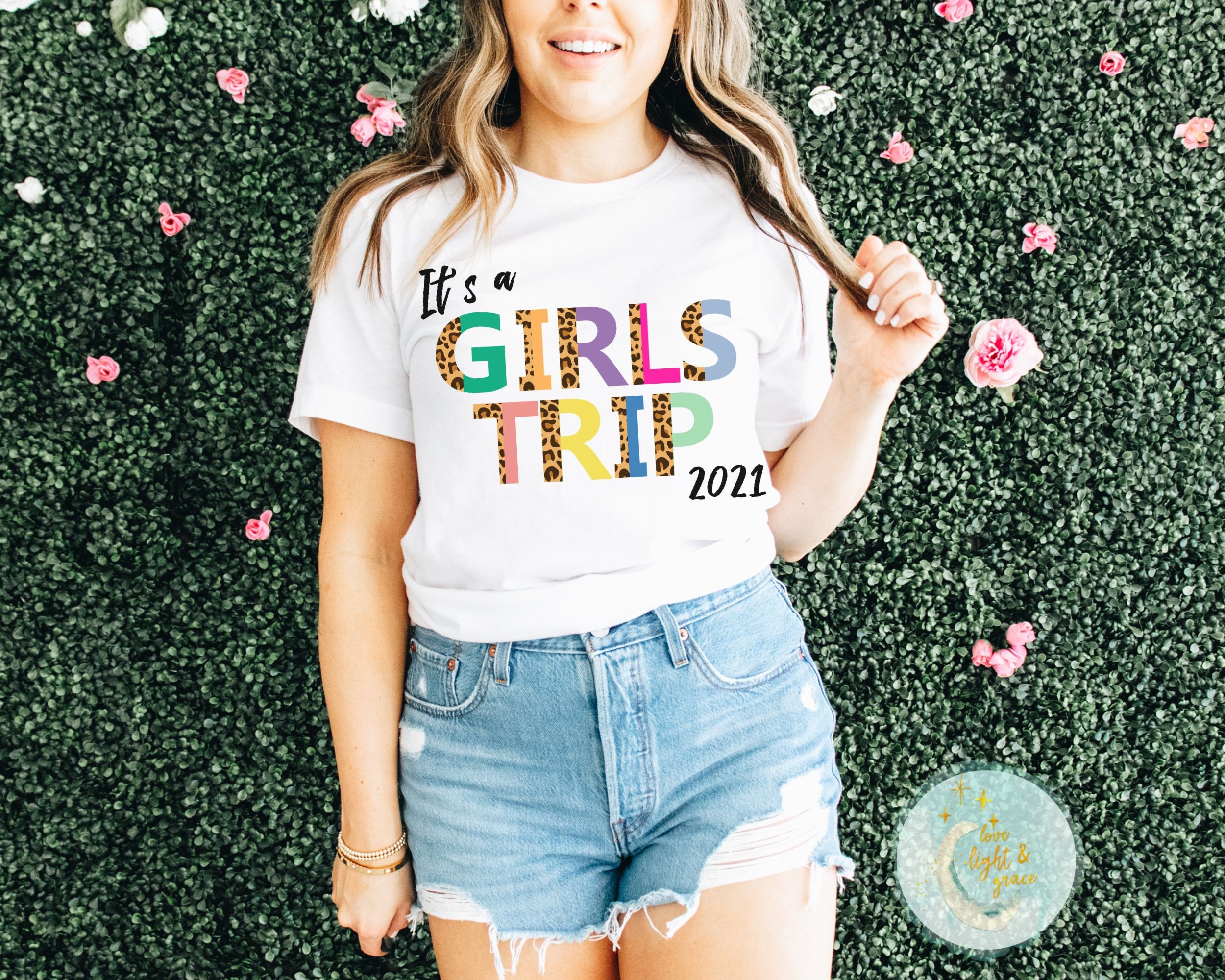 Girls Trip Shirts Vacation T-Shirt Best Friends Girls' | Etsy