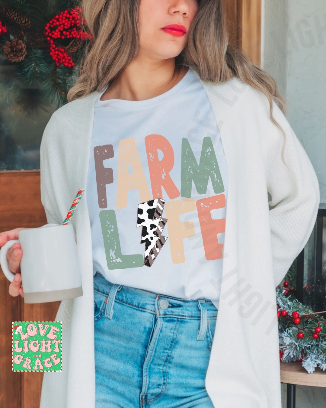 Farm Life Shirt Farmer Camiseta Farming Camisetas Rancher Ganado ...