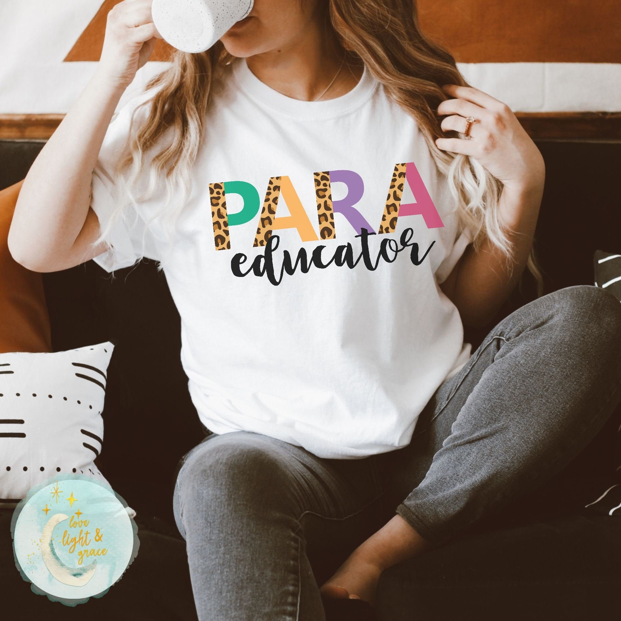 Para Educator Shirts Paraeducator Gift Paraprofessional | Etsy