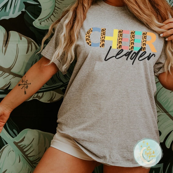 Cheer Shirt Cheerleader TShirt Cheer Leader T Shirts Cheer | Etsy