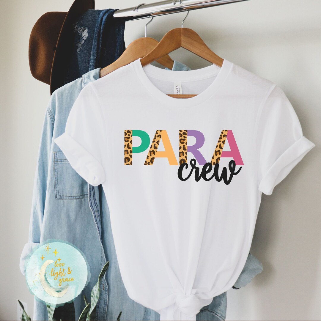 Para Crew Shirts, Paraprofessional Gift, Para Professional, Parapro ...