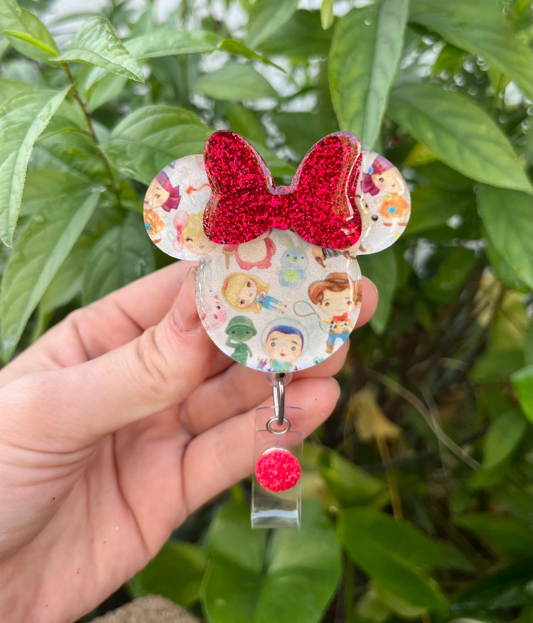 Mouse Head Badge Reel Toy Collage, Badge Reel Nurse, Badge Reel Custom ...