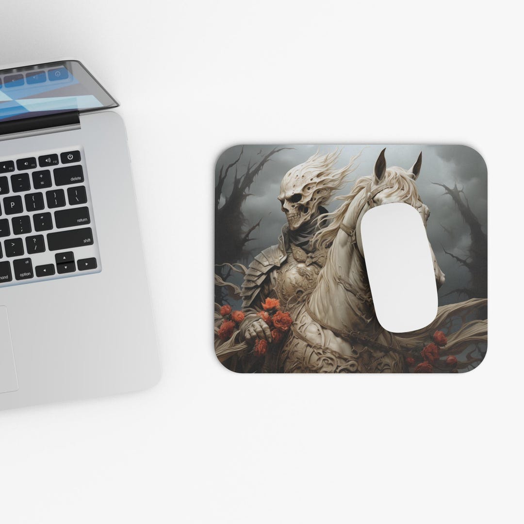 The Pale Horse and Its Rider Mouse Pad - Gothic Gaming and Office Decor ...