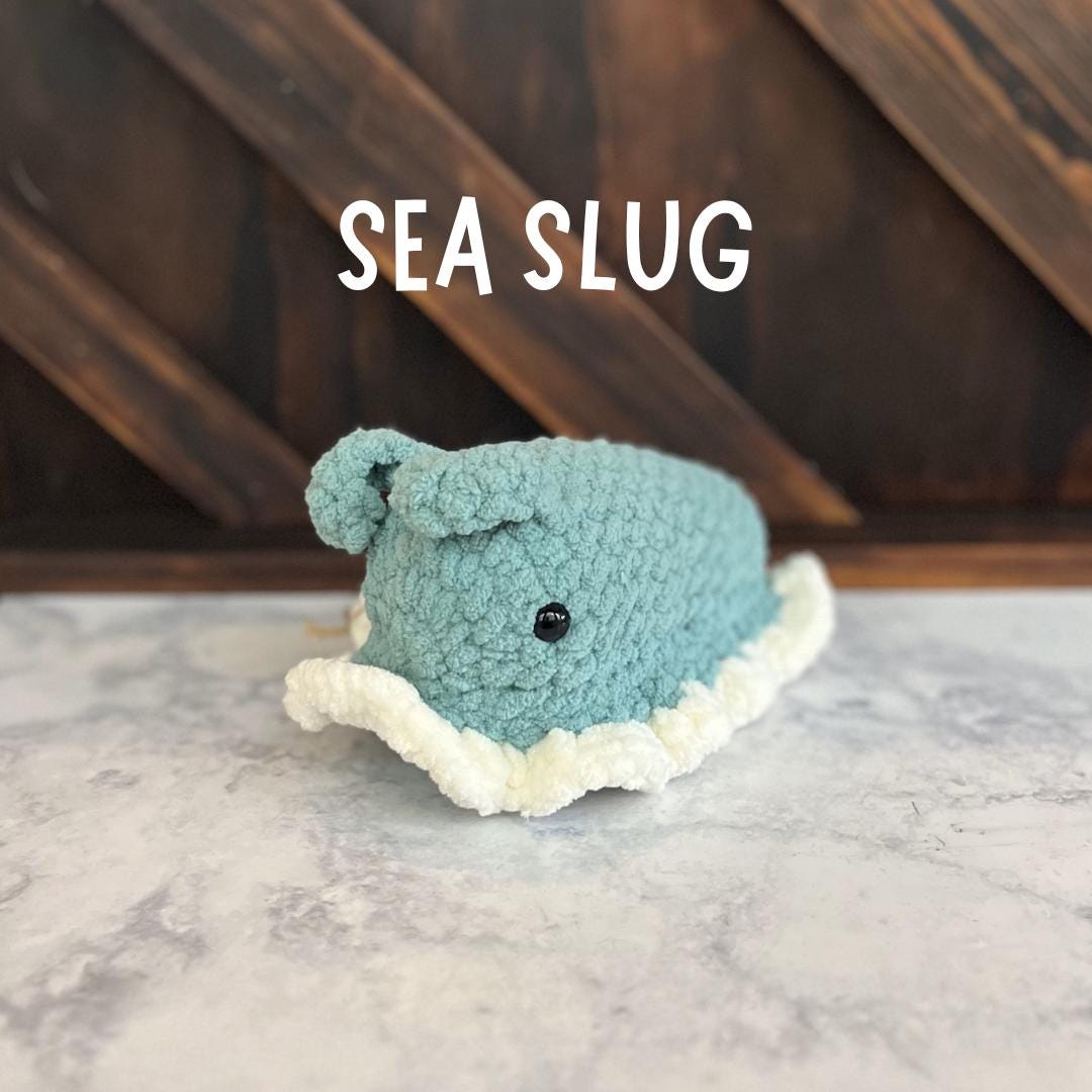 Sandy the Sea Slug, Stuffed Animal, Sea Creature, Ocean Life - Etsy