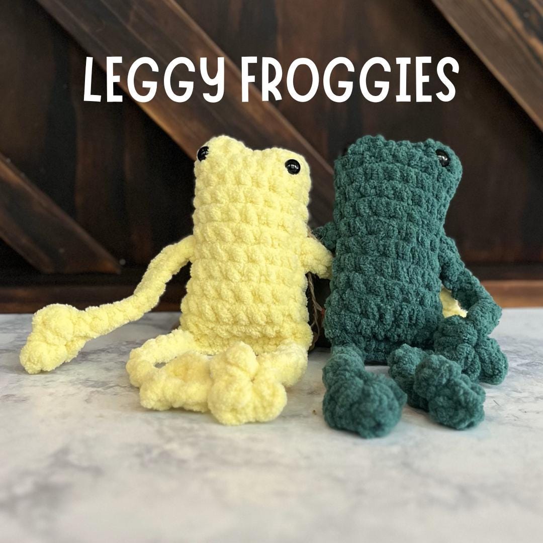 Long Leg Frog Plushie, Froggy, Stuffed Animal - Etsy