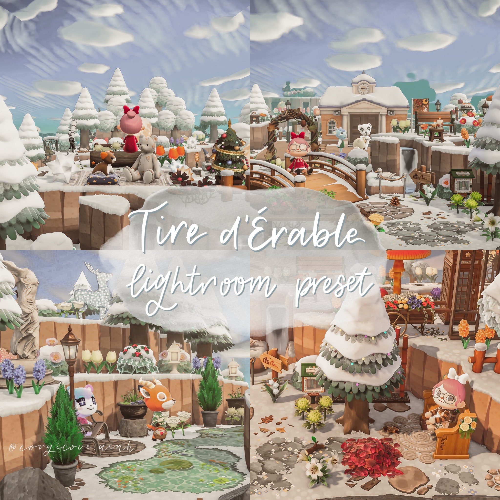 Winter Preset Bundle - ACNH Animal Crossing Preset for Lightroom Mobile ...