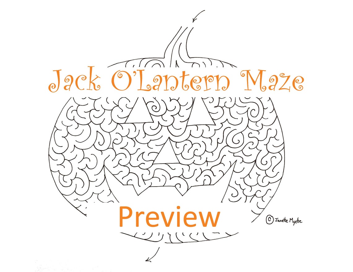 Halloween Maze Collection - Etsy