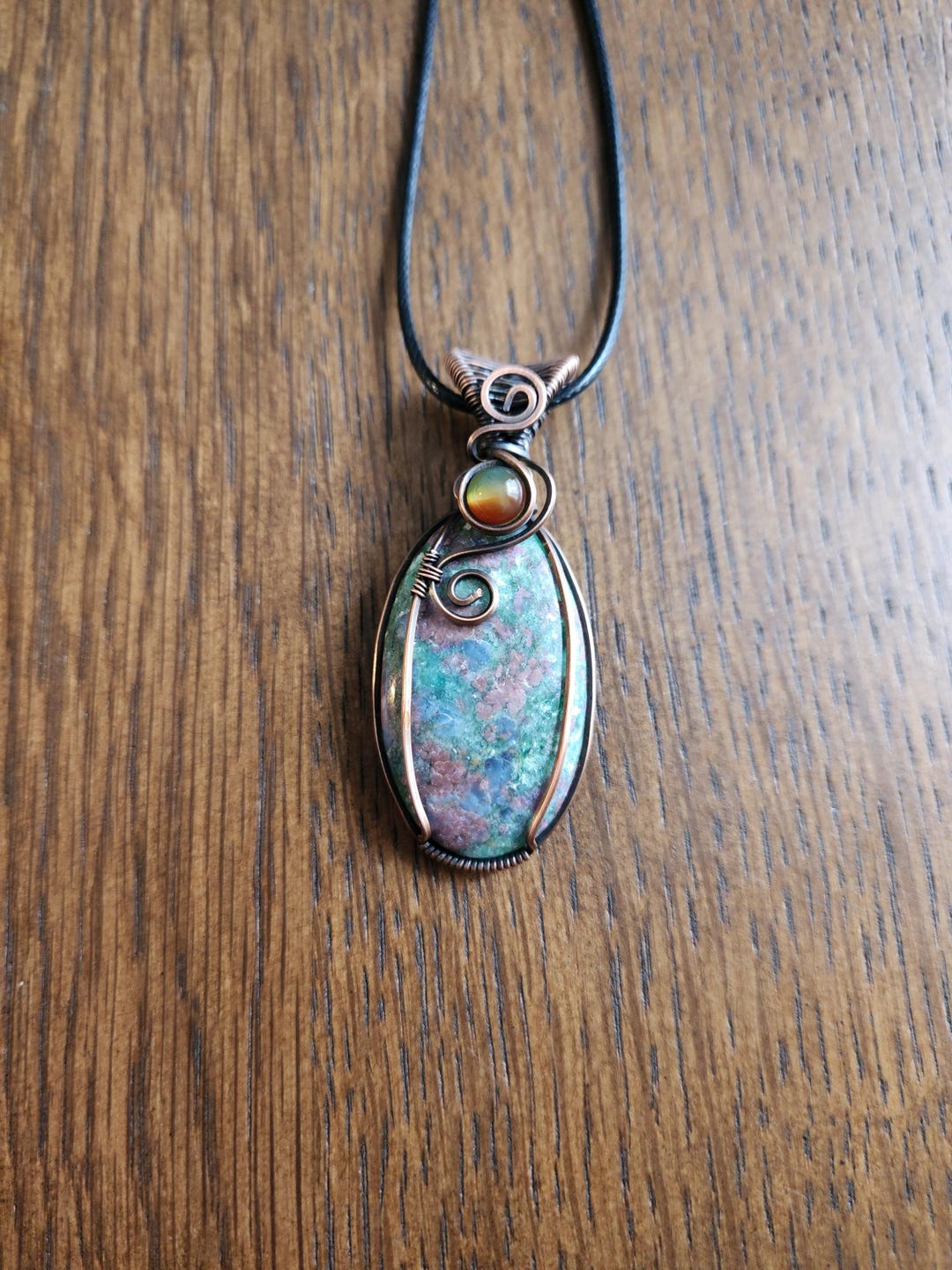 Ruby Fuchsite Pendant - Etsy