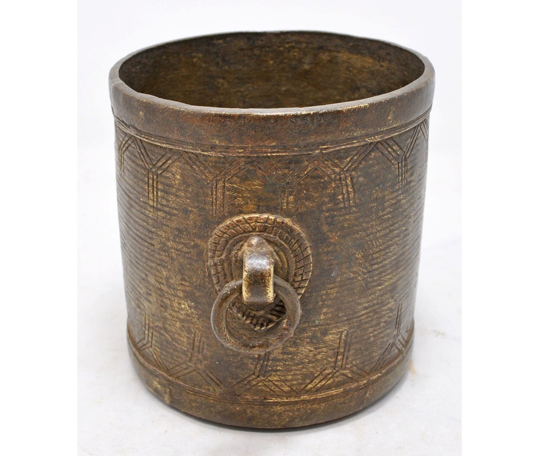 Antique Brass Grain Measurement Pot Paili Original Old Hand - Etsy