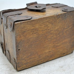 Vintage Wooden Half Round Top Storage Box Original Old Hand Crafted - Etsy